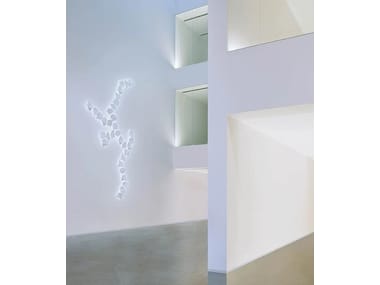 ORIGAMI LED polycarbonate wall light By Vibia | design Ramón Esteve