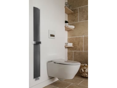 Wall-mounted aluminium decorative radiator OTHELLO MONO SLIM By RIDEA