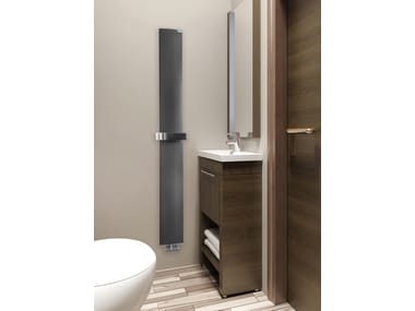 Wall-mounted aluminium decorative radiator OTHELLO MONO SLIM By RIDEA