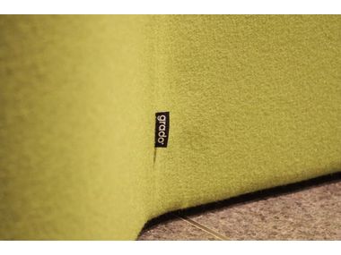 Sectional upholstered fabric pouf OTTOMAP By grado design design Alex Chai