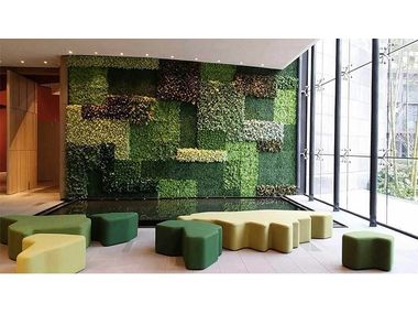 Sectional upholstered fabric pouf OTTOMAP By grado design design Alex Chai