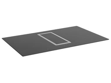 Glass and steel cooker hood / hob OVERALL 3415 By Silverline
