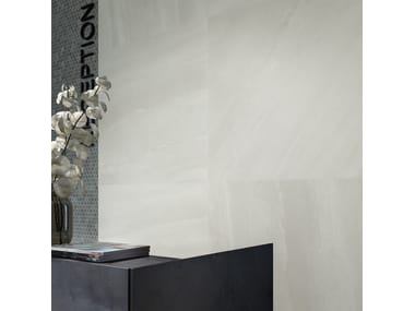 OVERTIME Revestimiento de pared en pasta blanca imitación piedra By Supergres