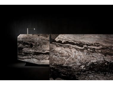 OZONE Stone kitchen with island By Henge | design Massimo Castagna