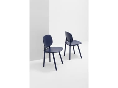 PADDLE Wooden chair By CRUSO | design Benoît Deneufbourg