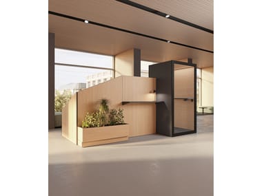 PANORAMA Office booth By FANTONI | design UNStudio