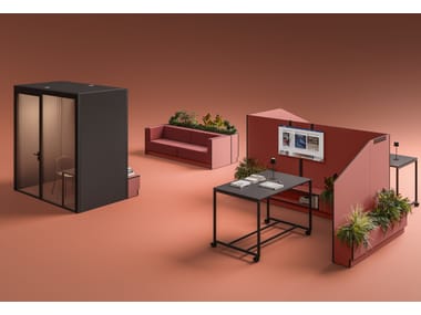 PANORAMA Office booth By FANTONI | design UNStudio