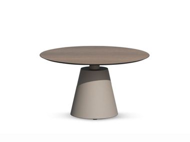 ROLL 223 Wooden and steel coffee table By Papatya