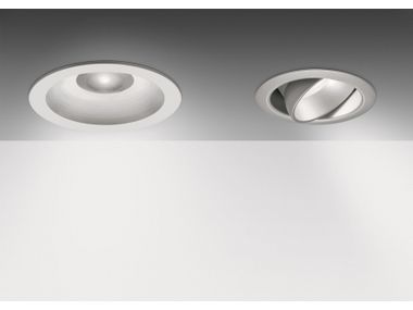PARABOLA Recessed LED ceiling aluminium spotlight By Artemide