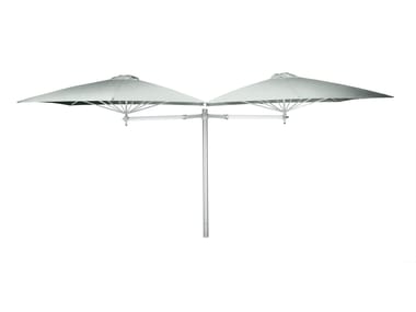 PARAFLEX DUO | Sombrilla cuadrado Sombrilla doble ajustable de aluminio ...