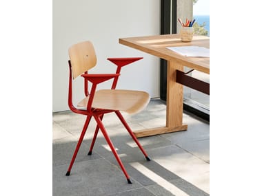 PASSERELLE Rectangular wood veneer writing desk By Hay | design Ronan ...