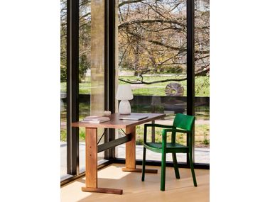 PASSERELLE Rectangular wood veneer writing desk By Hay | design Ronan ...
