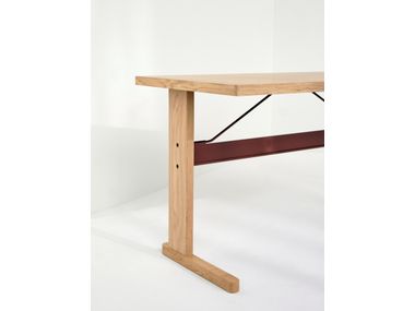 PASSERELLE Rectangular wood veneer writing desk By Hay | design Ronan ...
