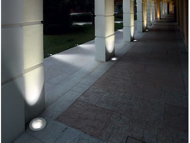 PASSUM UPLIGHT LED walkover light steplight By Goccia Illuminazione