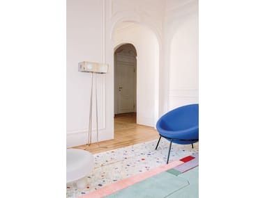 Handmade Himalayan Wool rug PATCHA By cc-tapis design Patricia Urquiola