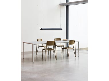 LED aluminium pendant lamp PC LINEAR By Hay design Pierre Charpin