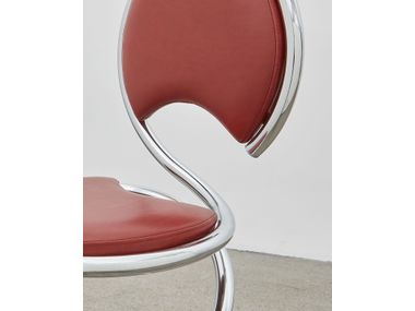 PH SNAKE CHAIR | Leather chair Steel and leather chair By PH Furniture ...