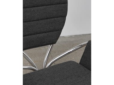 PH POPE CHAIR | Fabric armchair Trestle-based fabric armchair with ...