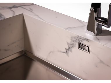 Undermount stainless steel sink PHANTOM BASE 40X40 INOX Phantom ...