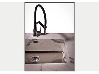 Undermount stainless steel sink PHANTOM BASE 71X40 INOX By Foster