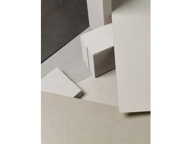 PHASE WHITE Porcelain stoneware wall/floor tiles with concrete effect ...