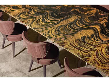 PHILIPPE | Rectangular table Rectangular glass dining table By Sicis