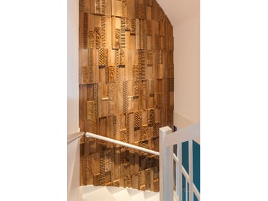 Indoor wooden 3D Wall Cladding PHOENIX By Wonderwall Studios