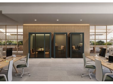 PHONE BOOTH S Phone booth with built-in lights By Kettal