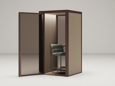 PHONE BOOTH S Phone booth with built-in lights By Kettal