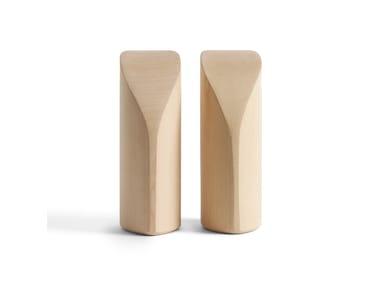 PI Bookends in sycamore By Ethnicraft