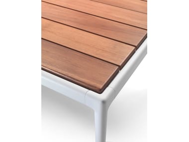 PICO OUTDOOR Rectangular iroko table By Flexform