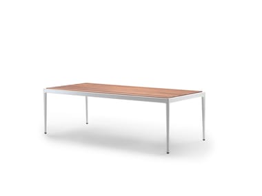 PICO OUTDOOR Rectangular iroko table By Flexform