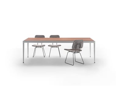 PICO OUTDOOR Rectangular iroko table By Flexform