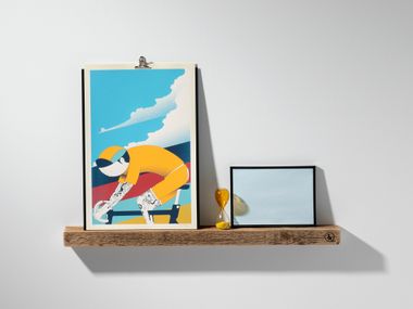 RECLAIMED WOOD PICTURE LEDGE #02 Estante By weld & co