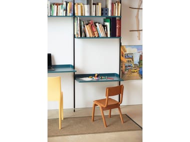 PIER SYSTEM Sectional Anodized aluminium bookcase By Hay | design Ronan ...