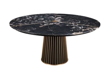 Round marble dining table PINOT II By FRATO