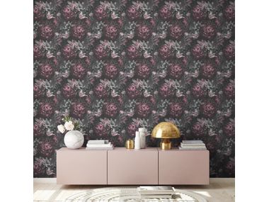 PINT WALLS Satin wallpaper with floral pattern By Architects Paper
