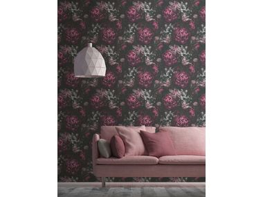 PINT WALLS Satin wallpaper with floral pattern By Architects Paper