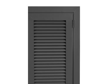 AMALFI Aluminium shutter with open fixed louvers By PIVA GROUP