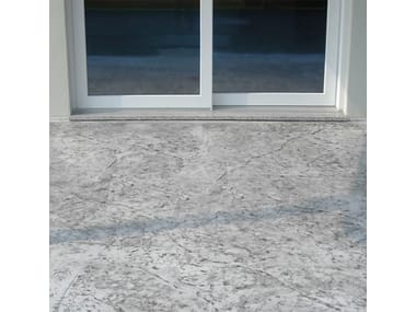 PLAM STAMPABLE OVERLAY Low-thickness stamped concrete By Isoplam