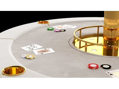 POKER ANTE Wooden poker table By Tableswin | design Marc Sadler
