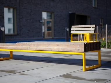 PORTO | Steel and wood Bench By VESTRE design Espen Voll, Tore ...