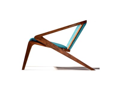 Solid wood lounge chair with armrests PORTUGUESE ROOTS LOUNGE CHAIR By ...