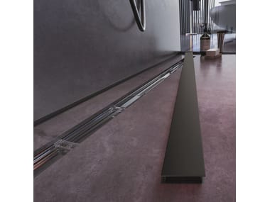 PP DRAIN AQUA FLAT COVER Stainless steel shower channel By PROFILPAS