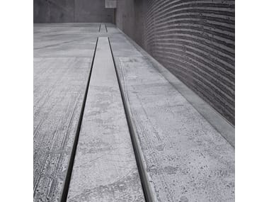 PP DRAIN AQUA INVISIBLE COVER Stainless steel shower channel By PROFILPAS