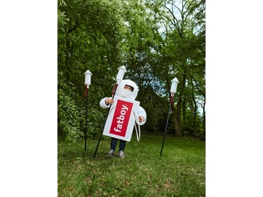 LED Solar Powered polypropylene bollard light PRÊT A RACKET By Fatboy