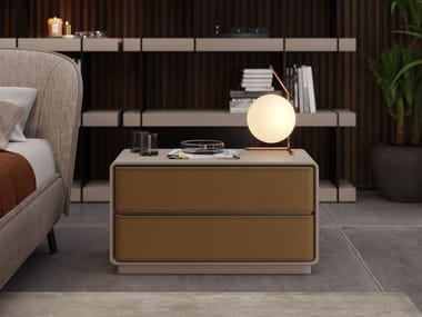 BRANDEN II Bedside table with drawers By PRADDY