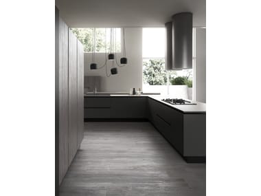 PRIMA | HPL kitchen HPL fitted kitchen with island By Floritelli Cucine
