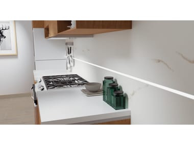 Decorative Anodized aluminium edge profile PRO-TELO LIGHT By Porcelanosa