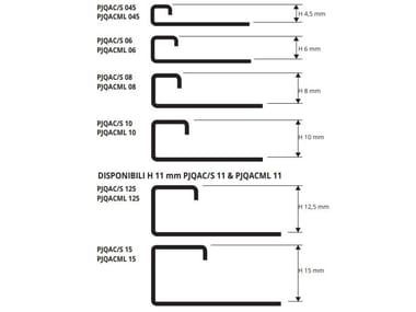 PROJOLLY SQUARE STEEL Stainless steel edge profile for walls By ...